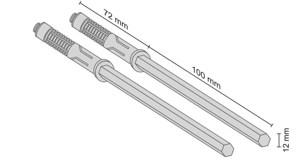 Floating Shelf Brackets (Strongfix)1-10cm (pair) - Mastershelf