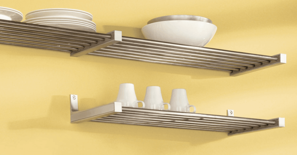 Stainless Belt Bracket (each) 30x2.5cm - Mastershelf